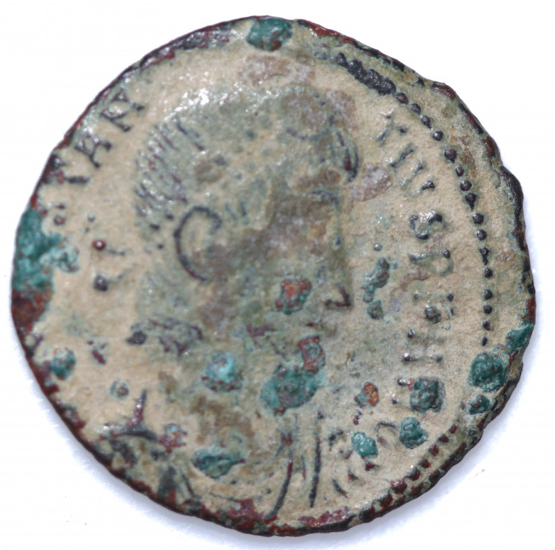 Emperor Constantine II 337-340 AD Gladiators Scene Coin