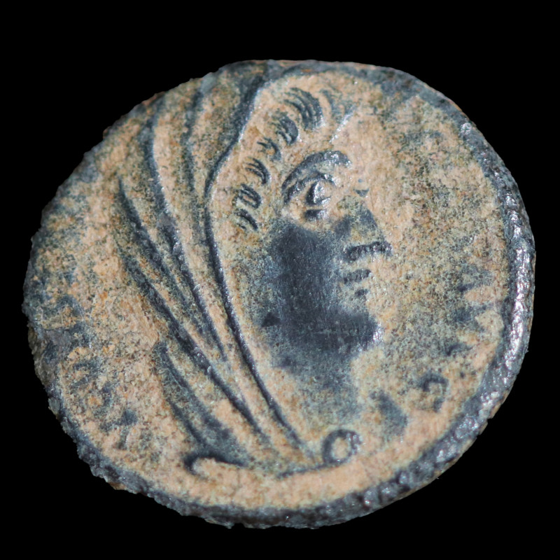 Emperor Constantine I Hand of God Coin 306-337 AD AE4 FINE