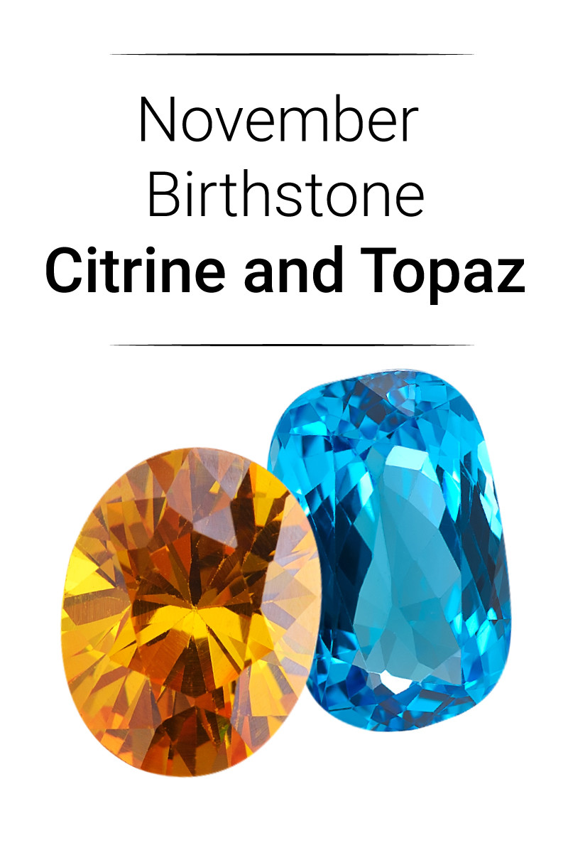 November Birthstones Citrine Topaz Gem Rock Auctions