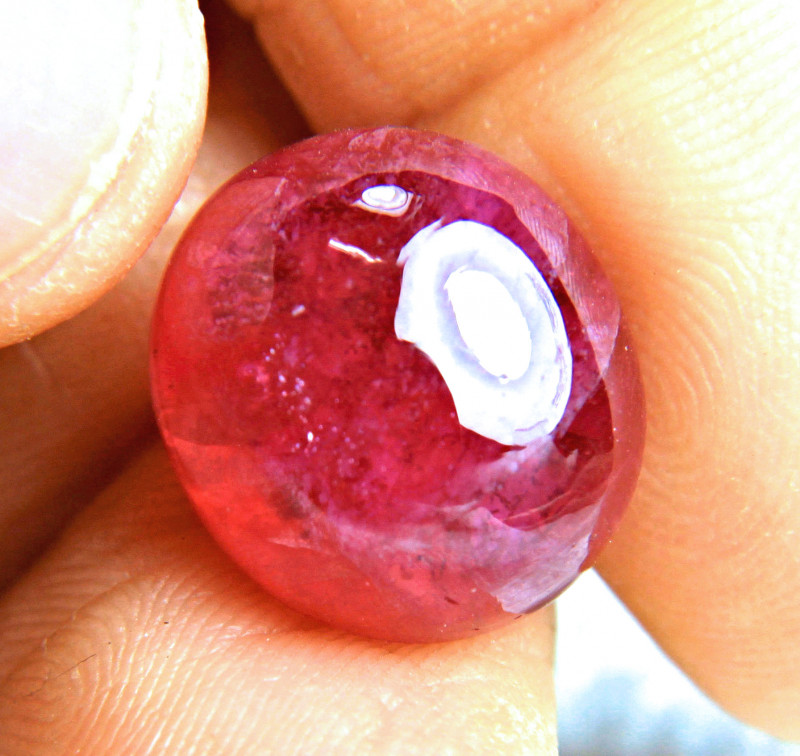 25.9 Carat Fiery Red Ruby Cabochon - Gorgeous