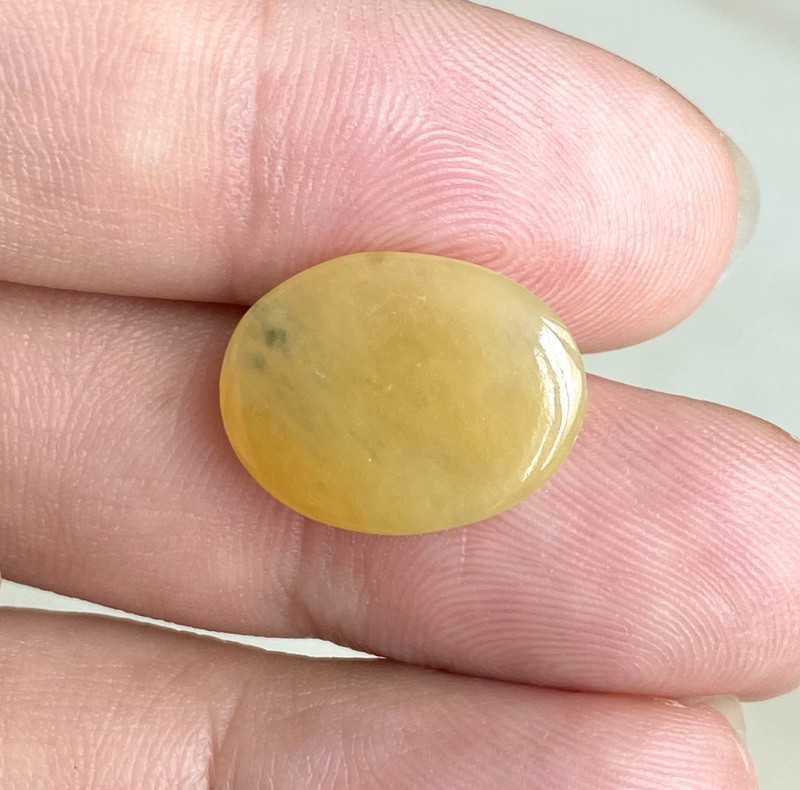 8.62ct Natural Type A yellow jadeite