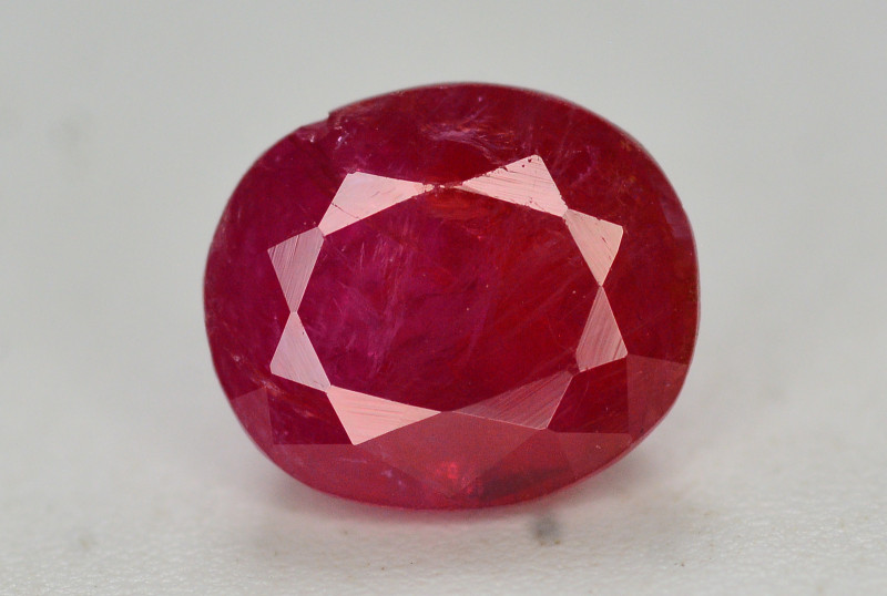 Brilliant Color 1.85 Ct Natural Ruby From Afghanistan