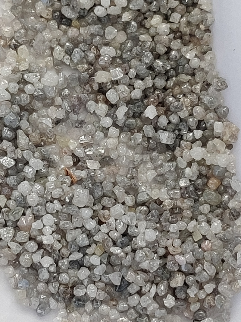 NATURAL Afican WHITE DIAMOND ROUGH- 25CTWLOT