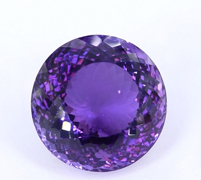 70.10 Crt Beautiful Round Cut Amethyst Gemstone