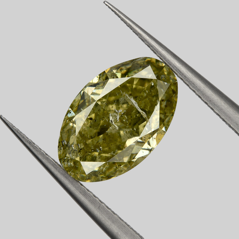 CERTIFIED IGI 2.02 ct RAREST Loose Natural Chameleon Diamond Oval Color Cha