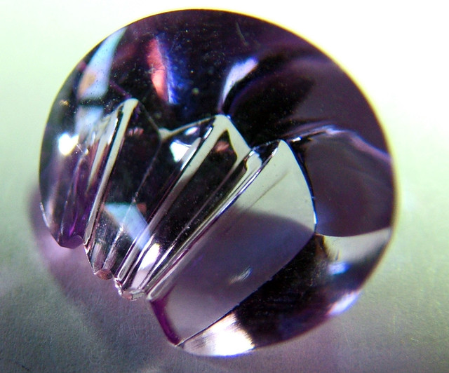 Amethsyt Laser Cut Stone 'untreated' 5.0 carats AN1554