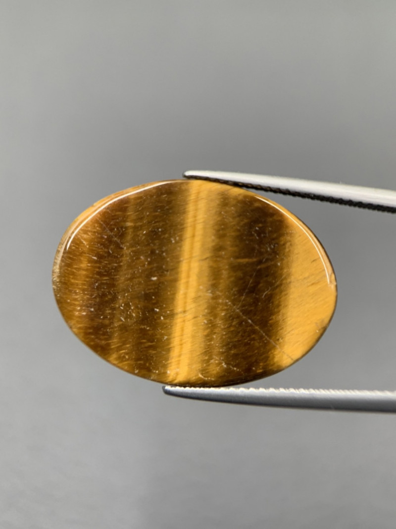 24.75 Cts Genuine Tiger Eye Cabochon