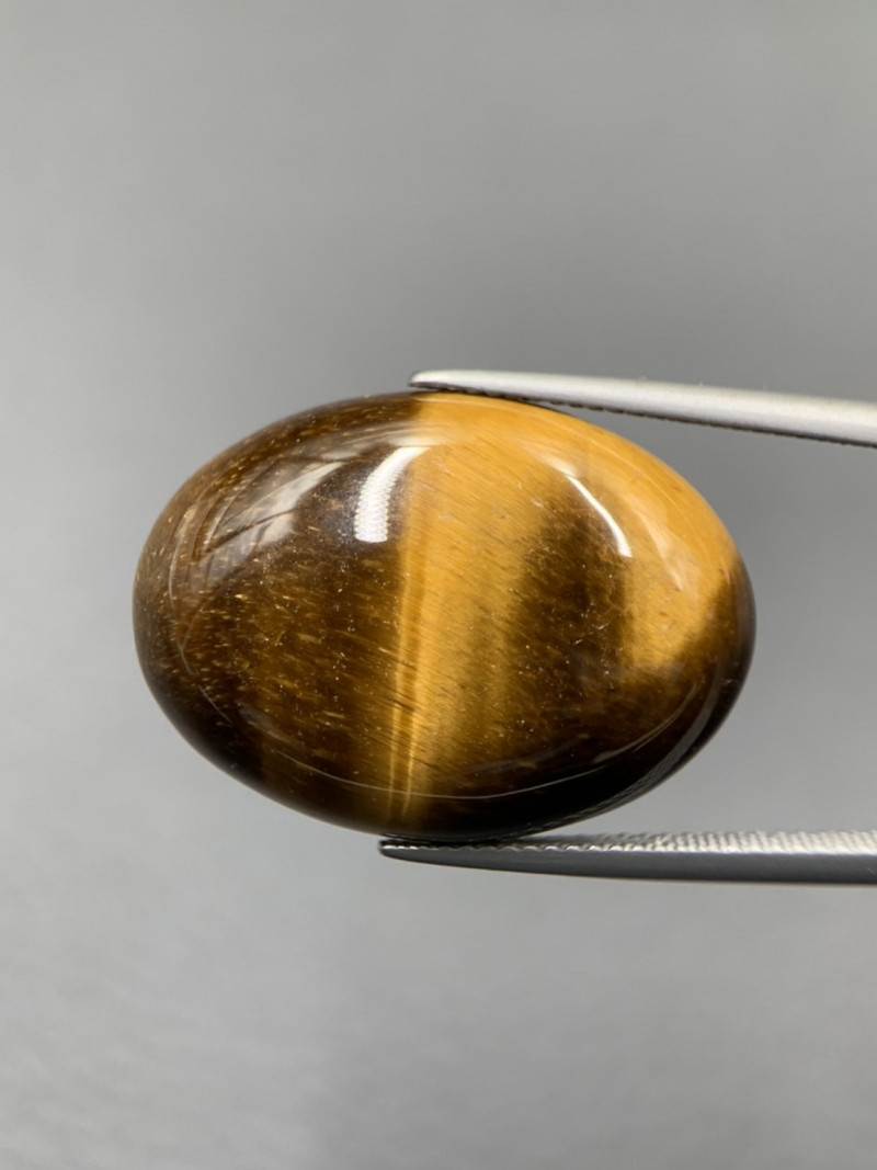 24.75 Cts Genuine Tiger Eye Cabochon