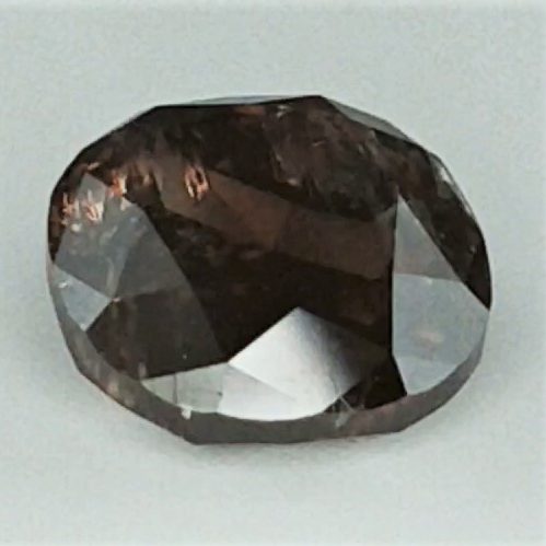 Natural Colored Diamond , Octagonal Brilliant Cut, Cognac Diamond 1.70CTS