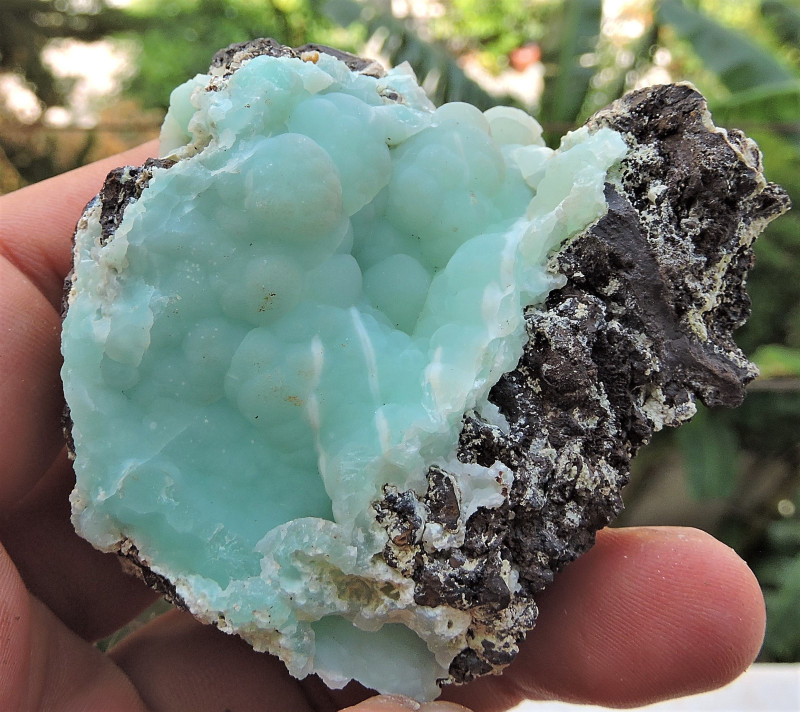151.50g BLUE SMITHSONITE SPECIMEN FROM THE ANCIENT LAVRIO MINES IN GREECE