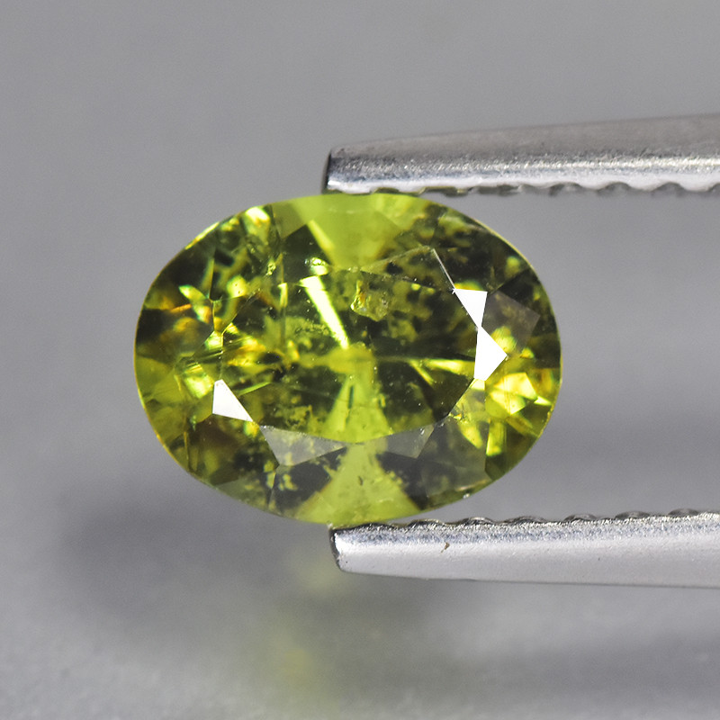 0.97 Cts Natural Green Demantoid Garnet Oval Shape Garnet GR3000