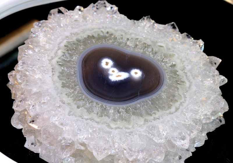 368.80CTS AMETHYST STALACTITE FLOWER TBM-6161 TRUEBLUEMINERALS