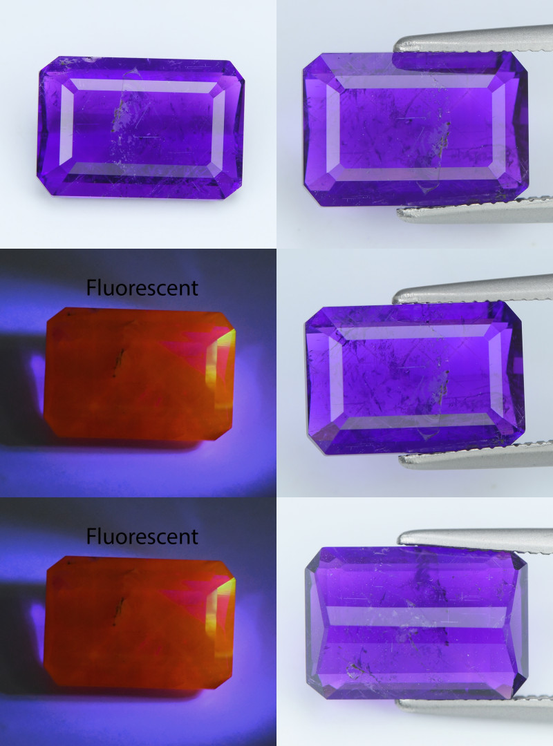 2.82Ct Hackmanite Transparent Fluorescent Phosphorescent Tenebrescent