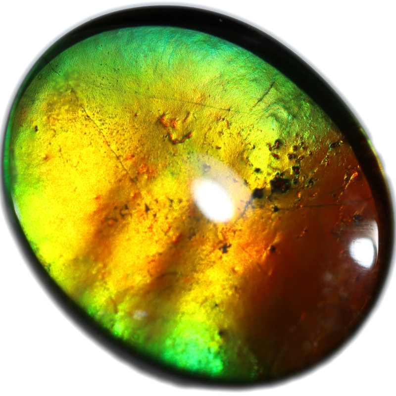 4.04 CTS 'DRAGON SKIN PATTERN' AMMOLITE TRIPLET