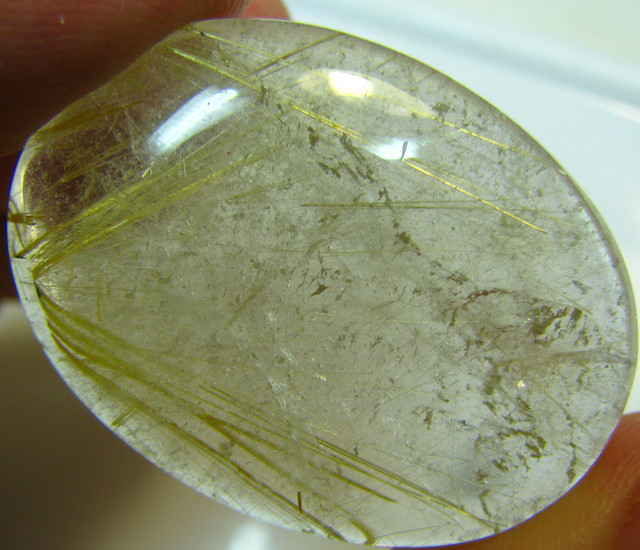 GOLDEN RUTILATED QUARTZ CABOCHON STONE 56.35 CTS