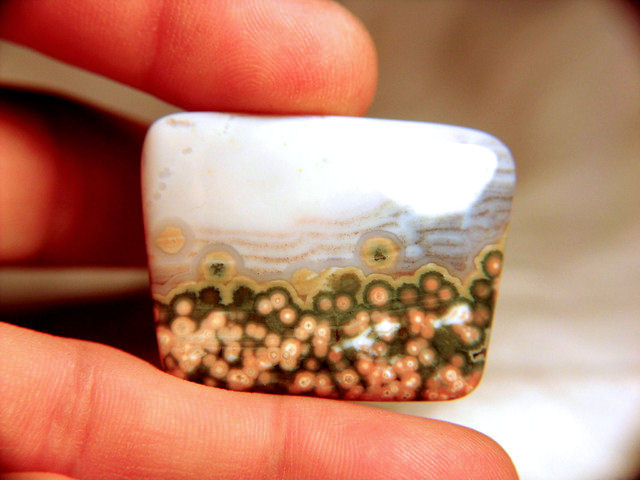 African Jasper Cabochon 84ct., 46mm x 35, Beautiful