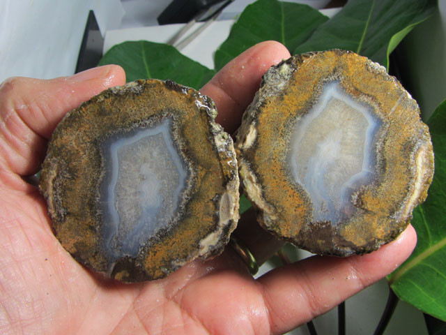 0.400 KILO BRAZIL CHALCEDONY GEODES MS 1880