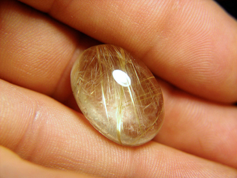 CERTIFIED - Rutile Topaz 41.10 Carats - Superb