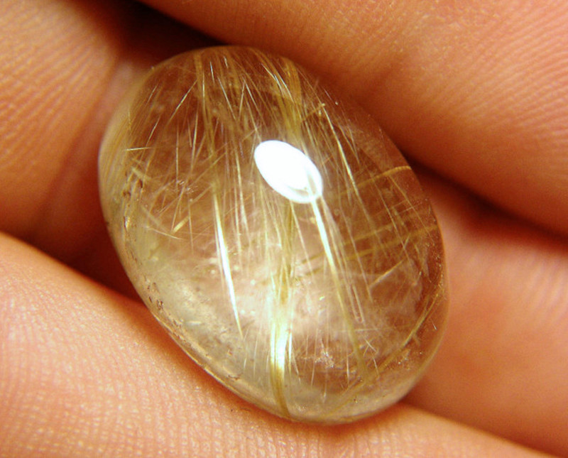 CERTIFIED - Rutile Topaz 41.10 Carats - Superb
