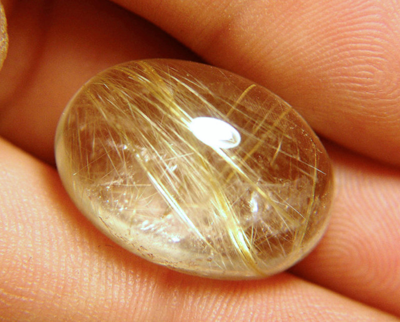 CERTIFIED - Rutile Topaz 41.10 Carats - Superb