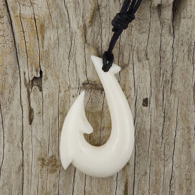 Maori Bone Fish Necklace