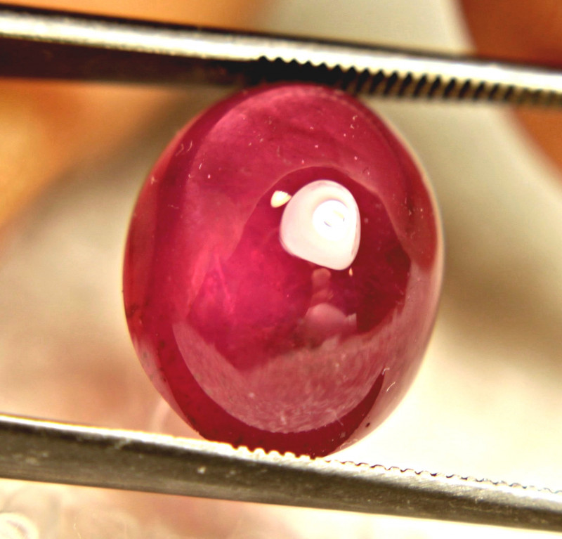 9.79 Carat Fiery Ruby Cabochon - Beautiful