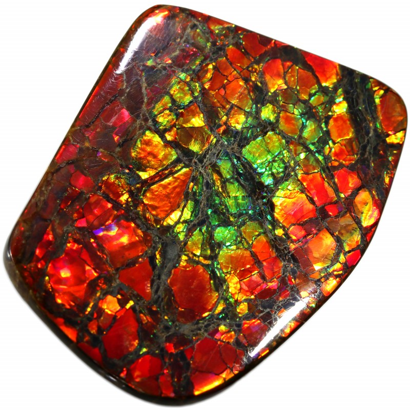 70.80 CTS 2 SIDES AMMOLITE STONE FROM CANADA [SAFE149]