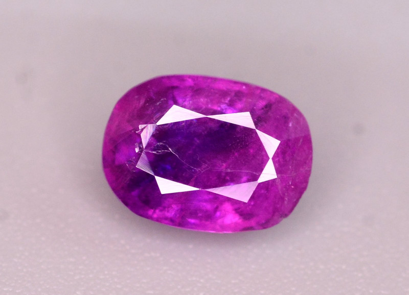 Attractive Color 0.95 Ct Natural Bluish Red Ruby From Afghanistan SKU A35