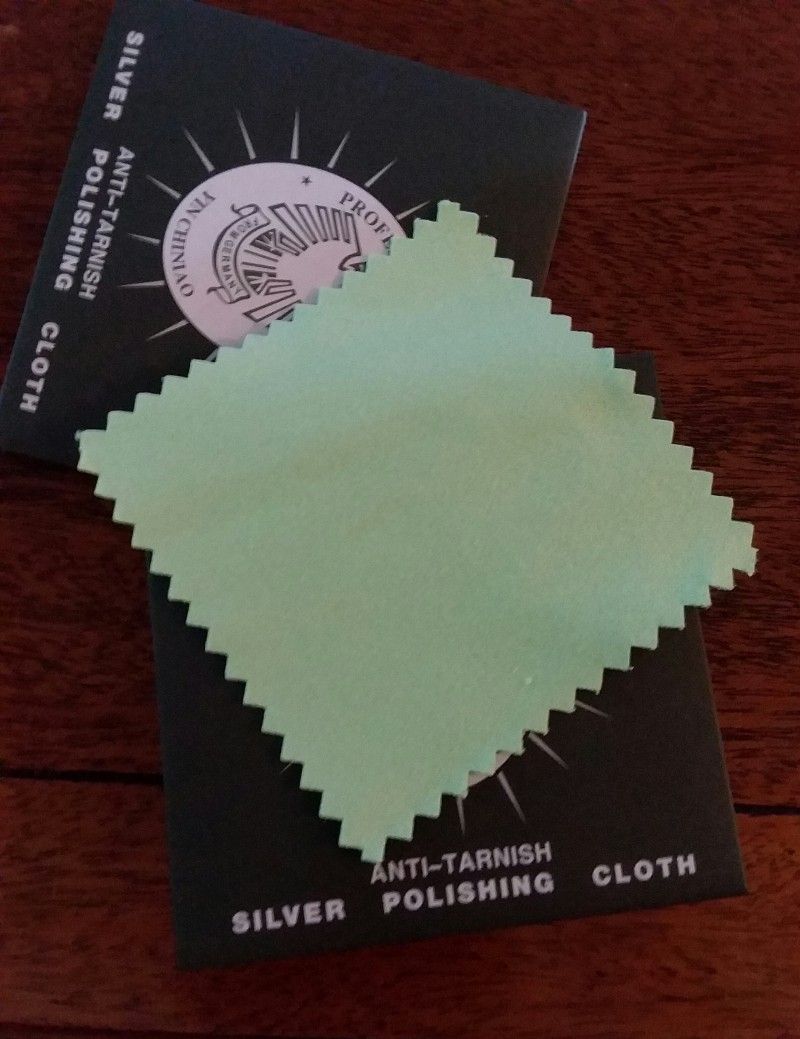 ANTI TARNISH POLISHING CLOTH FOR SILVER JEWELRY
