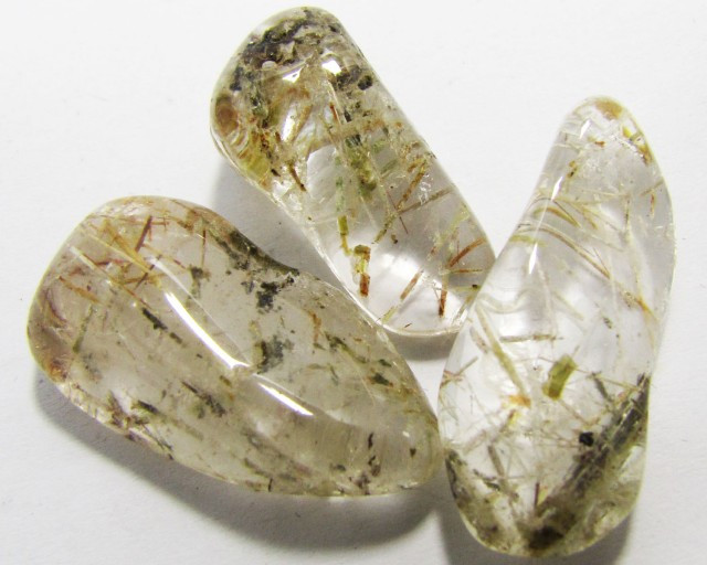 Beautiful Tumbled Tumbled Rutilated Quartz stones MYGM 1553