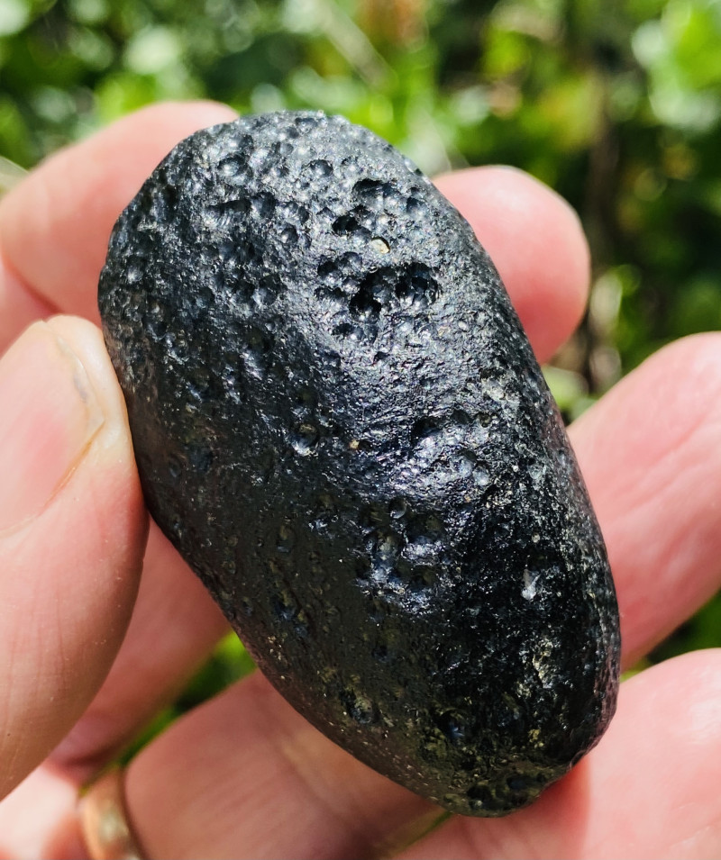 425Cts Black Tektite from Indochina type C -One of