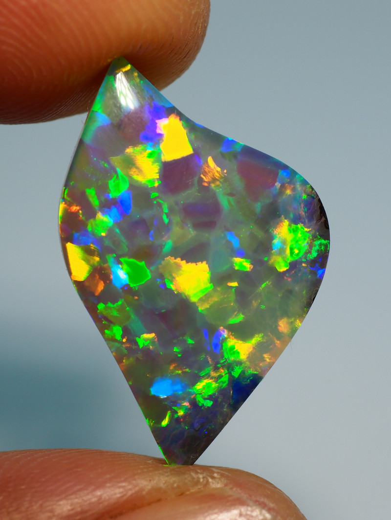 9.35CT AAA TOP GEM BRIGHT BOULDER PIPE OPAL MK143