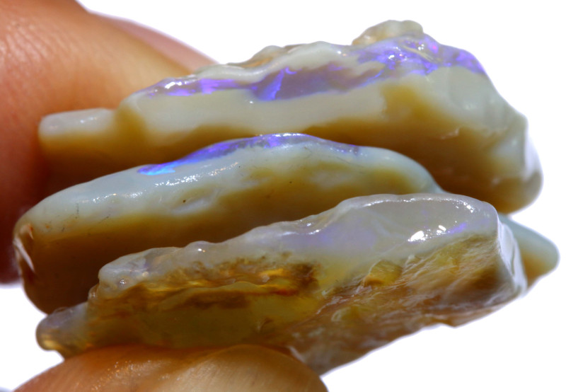 27CTS L.Ridge Dark Base Opal Rough Parcel Ado-A3265 Adopals