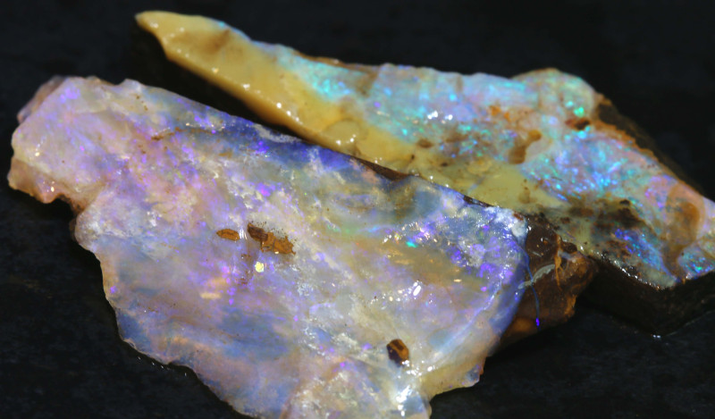 36 Cts- Boulder Opal Rough Parcel ADO-A3880 adopals