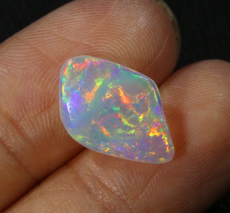 White Fire Opal