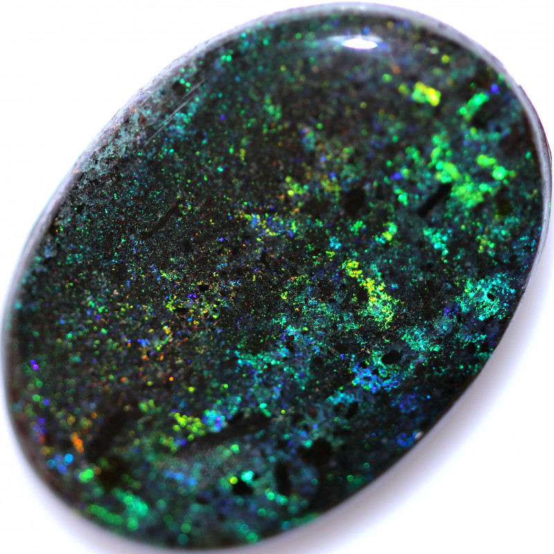 27.15 CTS RAINBOW ANDAMOOKA MATRIX STONES -[SEDA7880]